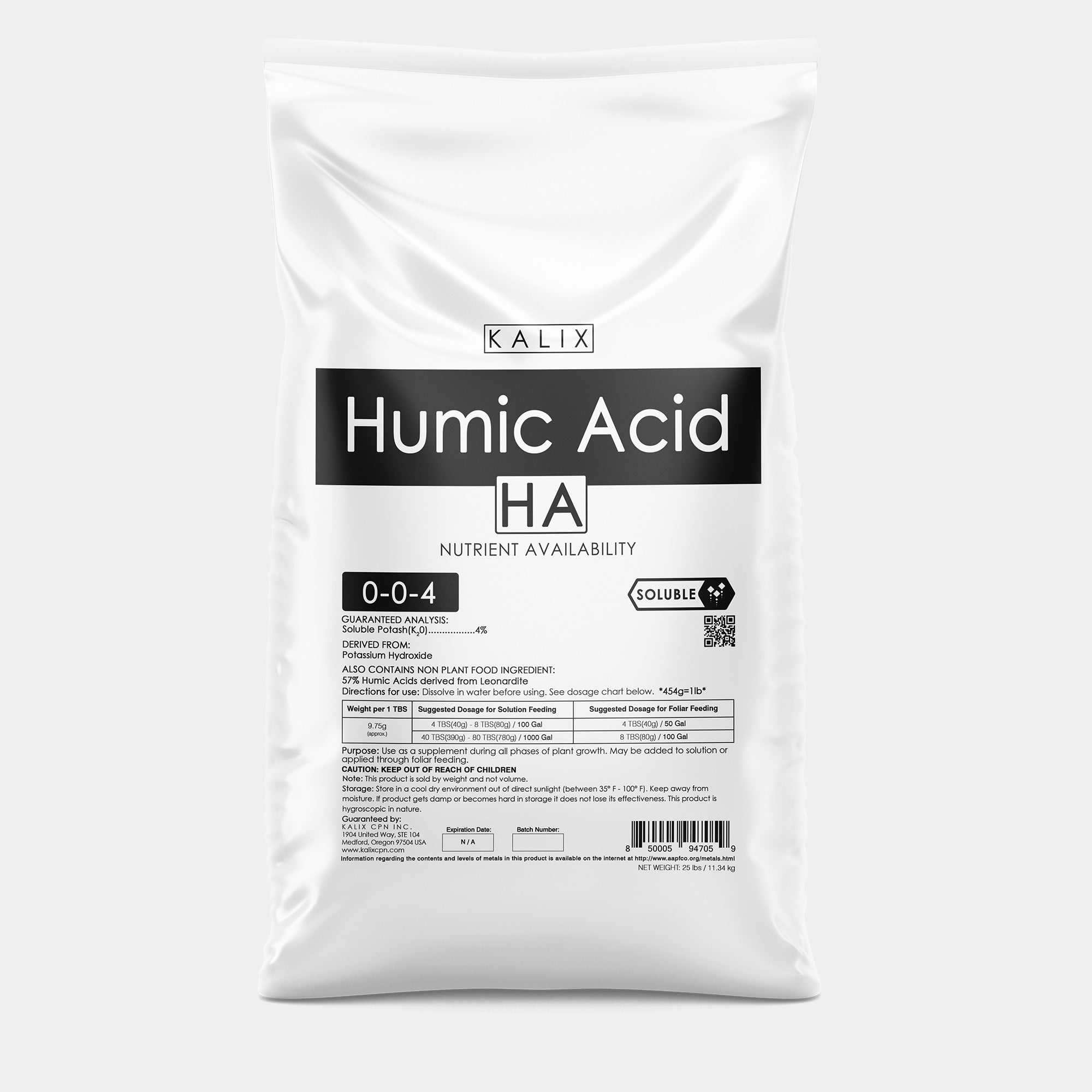 KALIX Humic Acid (Soluble) | Premium Plant Supplement for Enhanced ...